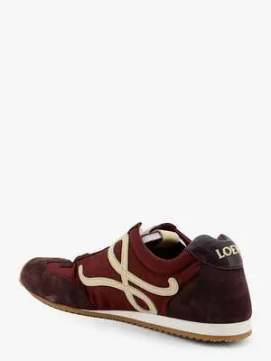 Loewe Ballet Runner 2.0 Nylon And Suede Sneakers With Side Logo - Red