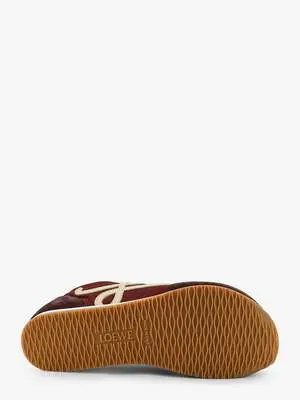 Loewe Ballet Runner 2.0 Nylon And Suede Sneakers With Side Logo - Red