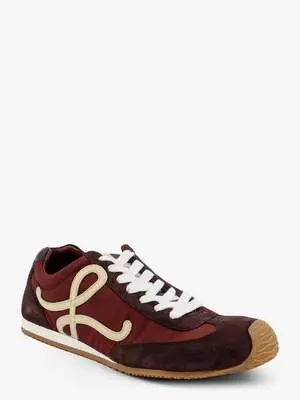 Loewe Ballet Runner 2.0 Nylon And Suede Sneakers With Side Logo - Red