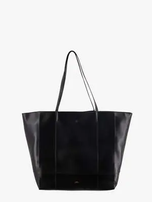 TOTEME Roam Leather Shoulder Bag - Black