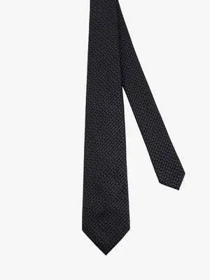 Kiton Silk Tie - Black