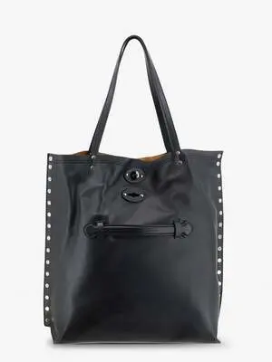 ZANELLATO A Spasso Leather Shopping Bag - Black