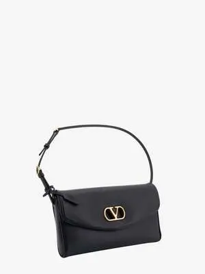 Valentino Garavani Devain Leather Shoulder Bag