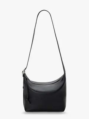 Loewe Loop Leather Crossbody Bag - Black