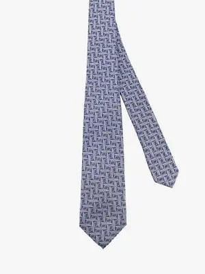 Kiton Silk Tie - Blue