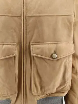 Brunello Cucinelli Padded Suede Jacket