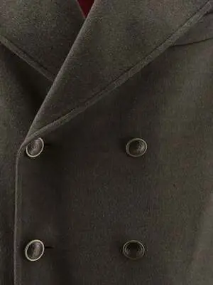 Brunello Cucinelli Double-breasted Virgin Wool Coat