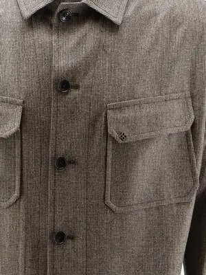 Tagliatore Calvin Pied-de-poule Virgin Wool Shirt/jacket