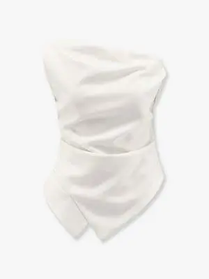 RÓHE Viscose Blend Top - White
