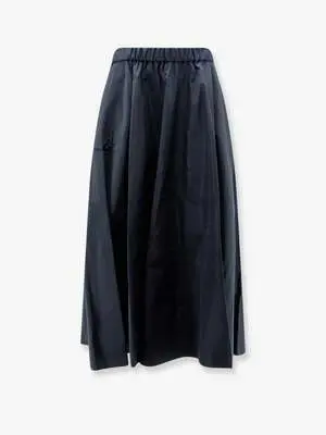 Aspesi Taffeta' Long Skirt - Blue