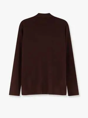 Miu Miu Wool Polo Shirt With Embroidered Logo On The Front
