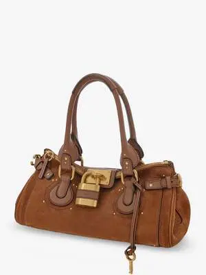 Chloé Paddington Suede Shoulder Bag