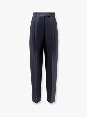 RÓHE Virgin Wool And Mohair Trousers - Blue