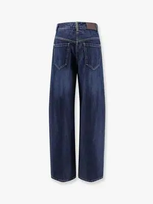 Brunello Cucinelli Wide Leg Full Length Jeans