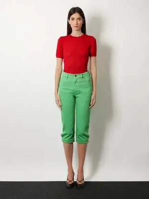 Versace Ribbed Cotton T-shirt