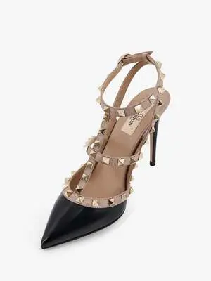 Valentino Garavani Rockstud Patent Leather Pumps