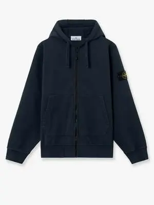 Stone Island Organic Cotton Sweatshirt - Blue