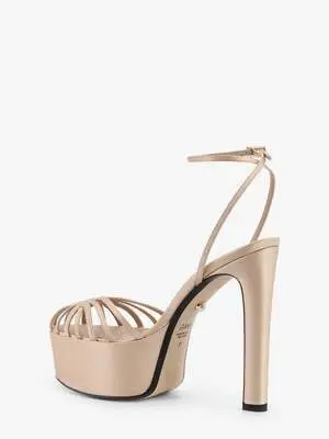 ALEVI` Eva Satin Sandals