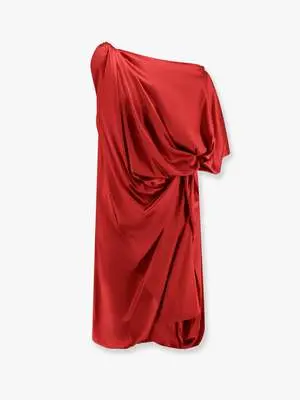 Dries Van Noten Dalant Silk Dress - Red