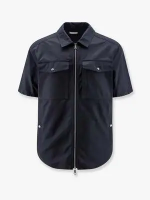 Moncler Cotton Blend Shirt With Zip