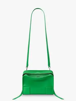 Loewe Amazona 180 Leather Handbag - Green