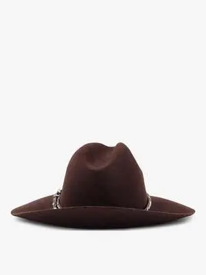 GOLDEN GOOSE Golden Fedora Hat