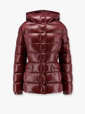 Moncler Barante Hooded Down Jacket - Red