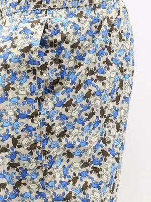 MC2 SAINT BARTH Nylon Swim Shorts With Micro-pattern