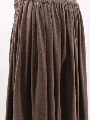 Max Mara Mxmlivrea Pleated Jersey Long Skirt