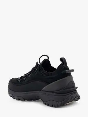 Moncler Trailgrip Lite³ Nubuck And Suede Sneakers - Black