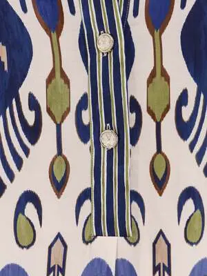 BYE FIRENZE Multicolor Viscose And Rayon Dress