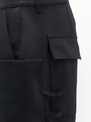 Rick Owens Stefan Cargo Wool Trousers