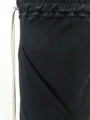 Rick Owens Bias Viscose And Silk Trousers