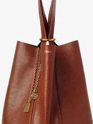 Chloé Spin Leather Shoulder Bag