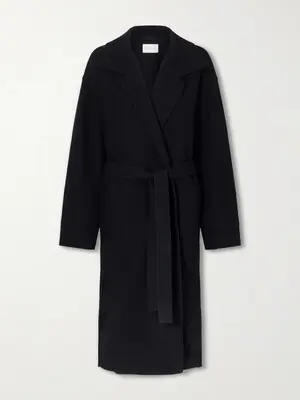 THE ROW Ciara Wool And Cashmere-blend Long Coat - Black