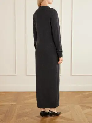 THE ROW Paru Cashmere Midi Dress