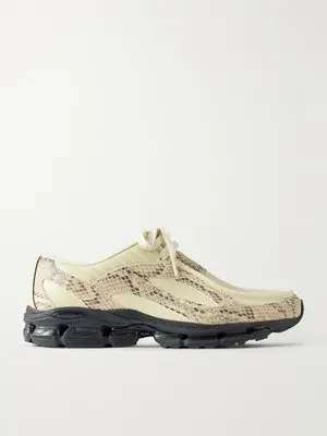 NEW BALANCE 1890 Abzorb Snake-print Leather Sneakers