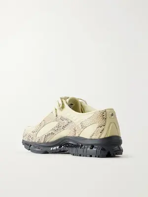 NEW BALANCE 1890 Abzorb Snake-print Leather Sneakers