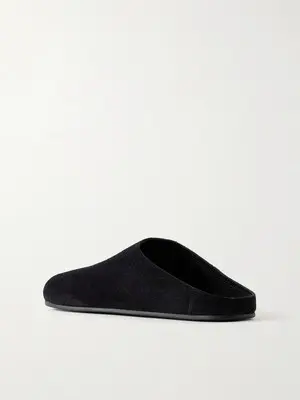 THE ROW Hudson Suede Slip-ons