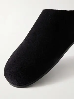THE ROW Hudson Suede Slip-ons