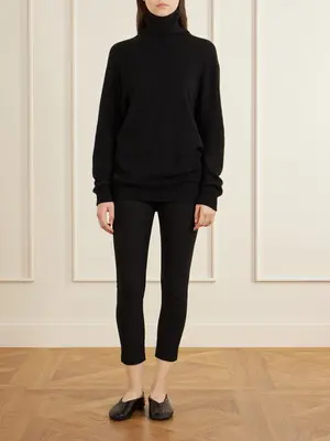 THE ROW Stella Shearling-lined Leather Ballet Flats