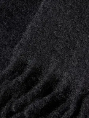 THE ROW Fringed Mohair And Wool-blend Scarf