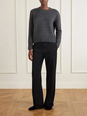 THE ROW Ponti Velvet Slippers