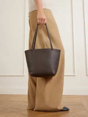 THE ROW Park Medium Textured-leather Tote
