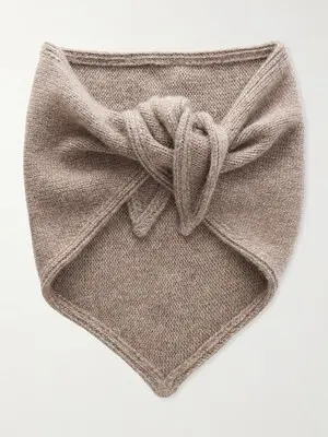 THE ROW Pyrite Cashmere Scarf - Brown