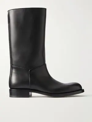 THE ROW Nobilis Leather Knee Boots