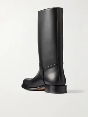 THE ROW Nobilis Leather Knee Boots