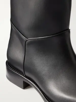 THE ROW Nobilis Leather Knee Boots