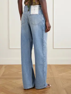 Erdem Mid-rise Wide-leg Jeans