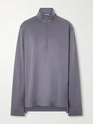 RIER Virgin Wool Half-zip Sweatshirt